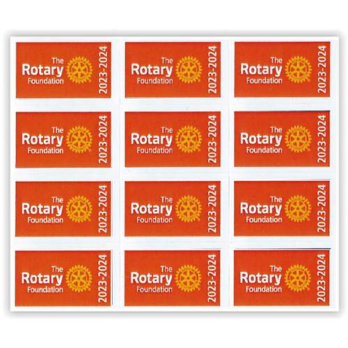 RUSSELL-HAMPTON CO. - Rotary Club or District Decals Patches Stickers
