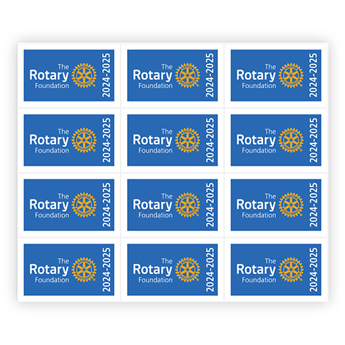 RUSSELL-HAMPTON CO. - Rotary Club or District Decals Patches Stickers