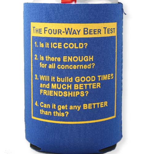 Rotary Neoprene Four-Way Beer Test Can Cooler - Rotary Club Supplies ...