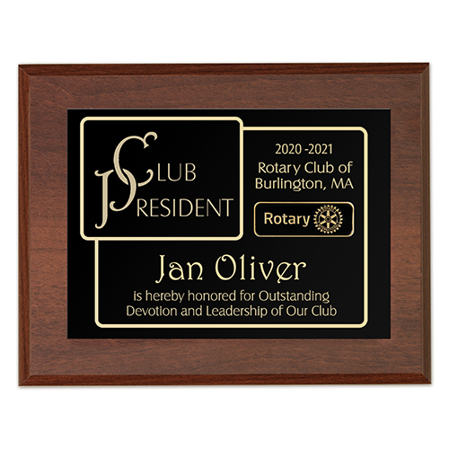 Rotary Assistant Governor/Club President/Director Award - Rotary Club ...