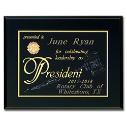 Past President Plaques & Awards-Rotary Club Supplies - Russell Hampton ...