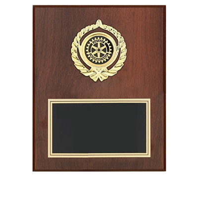 Rotary 8" x 10" - Extra Large Golden Wreath Award Plaque - Rotary Club ...