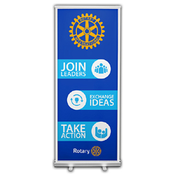 Retractable Banners-Rotary Club Supplies - Russell Hampton Company