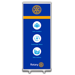 Retractable Banners-Rotary Club Supplies - Russell Hampton Company