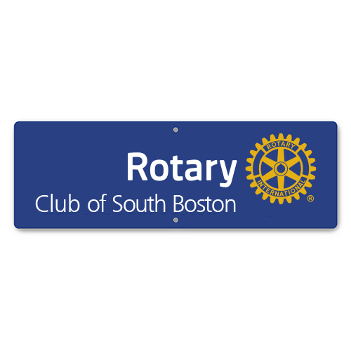 Rotary Customized 18" x 6" Double-Faced Masterbrand Road Sign - Rotary ...