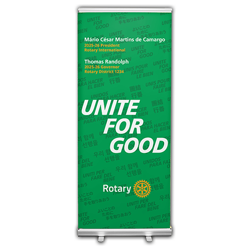 Rotary Theme Banner - Rotary Club Supplies - Russell Hampton Company