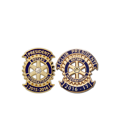 President/Past President Pins -KG & GF-Rotary Club Supplies - Russell ...