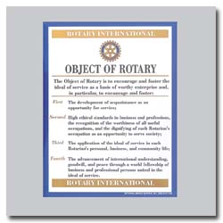 4-Way Test & Object of Rotary-Rotary Club Supplies - Russell Hampton ...