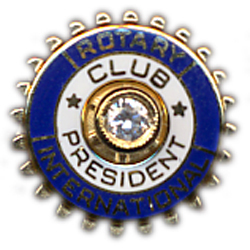 Club President Pins-Rotary Club Supplies - Russell Hampton Company
